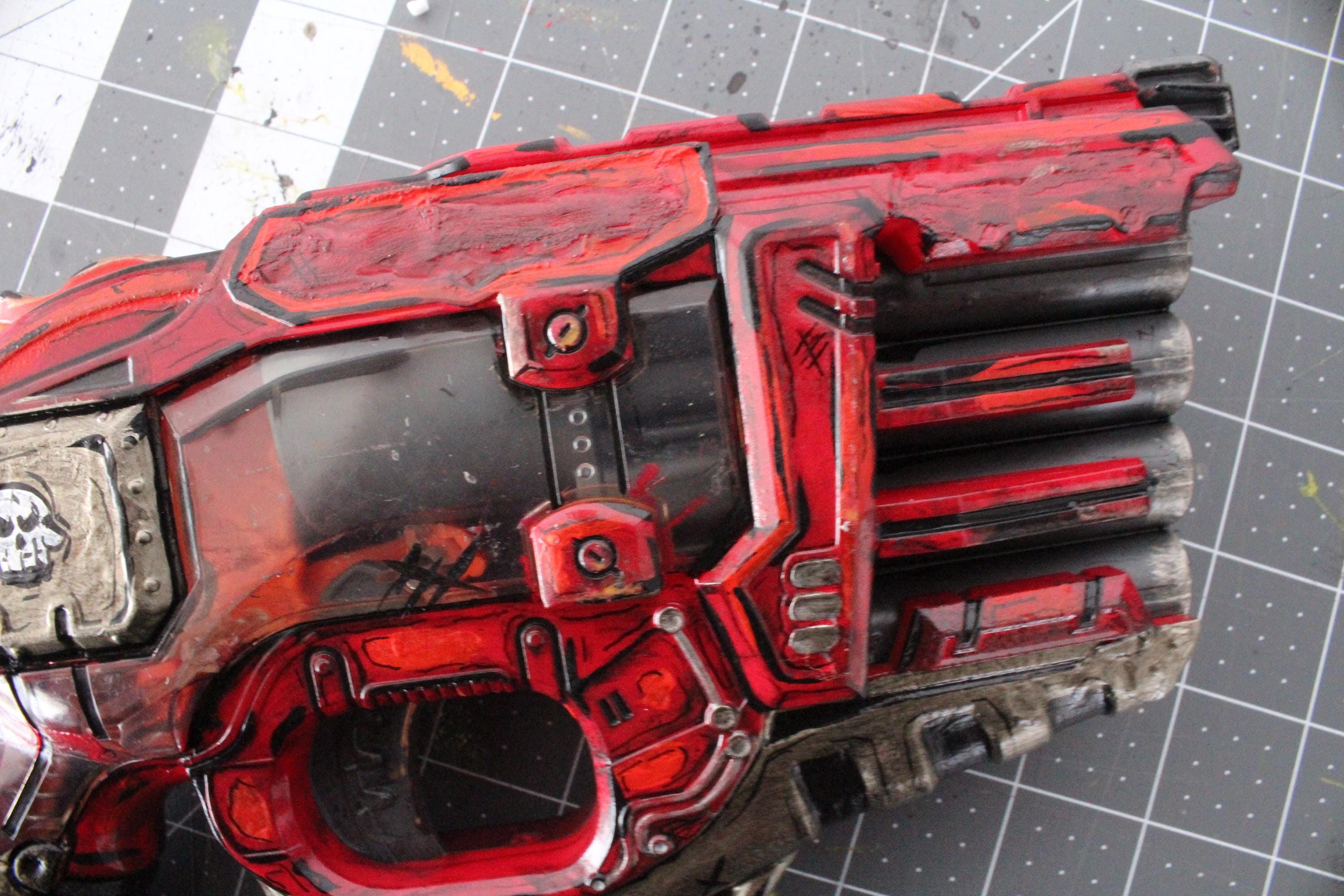 Custom Repaint Nerf Gun Blaster Borderlands Comic Cell Shade Style ...