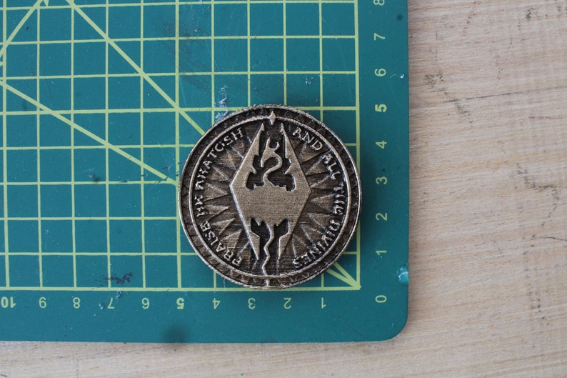 Skyrim Coins Septim 3d Print PLA the Elder Scrolls Gold - Etsy