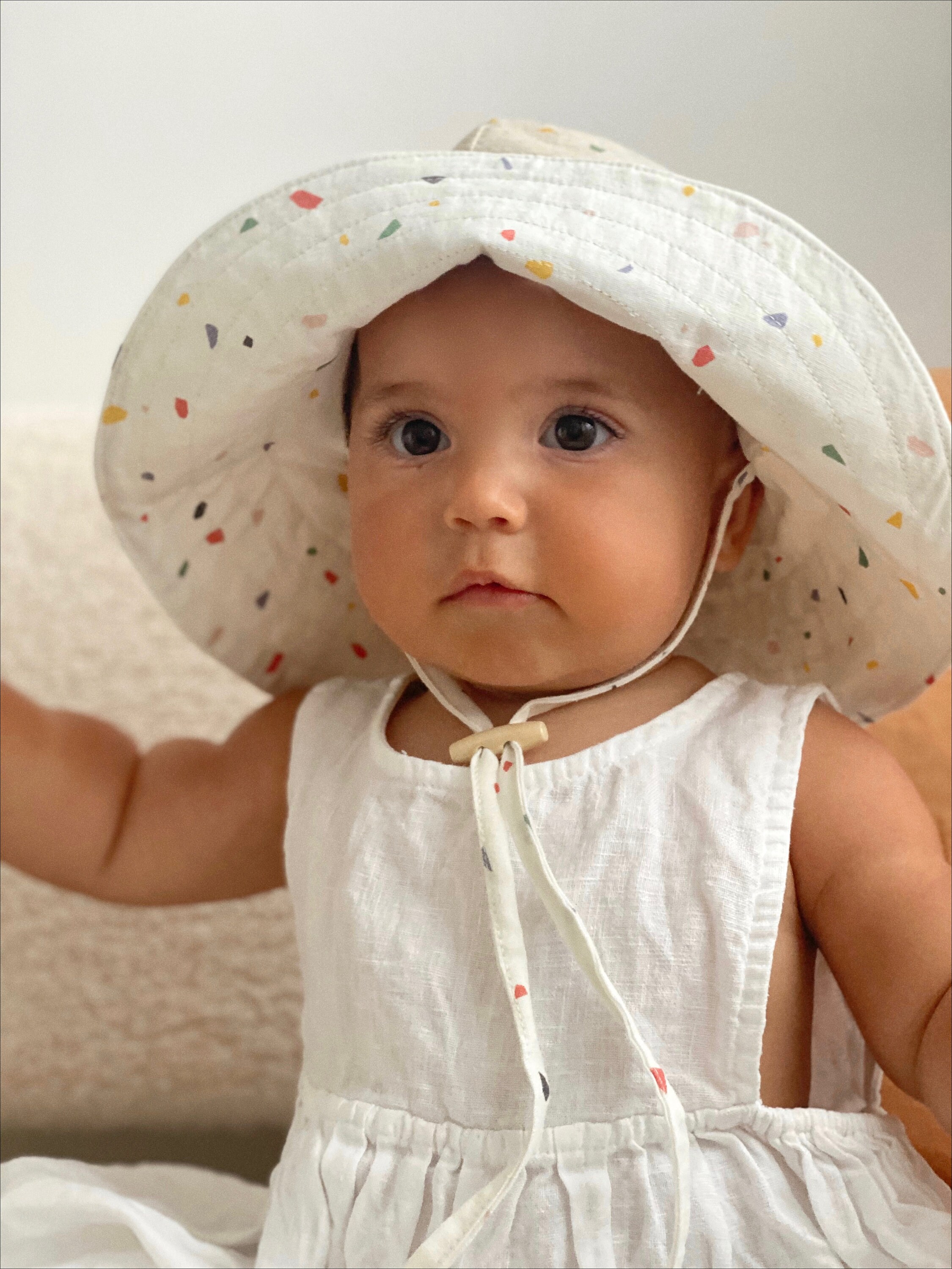 Kids Wide Brim Kids Cotton Summer Sun Hat, Summer Sun Hat, Baby Hat ...
