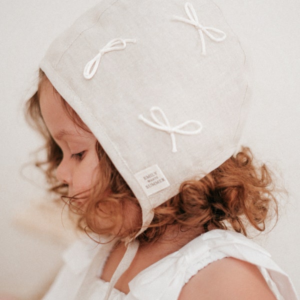 Linen Bonnet - Etsy