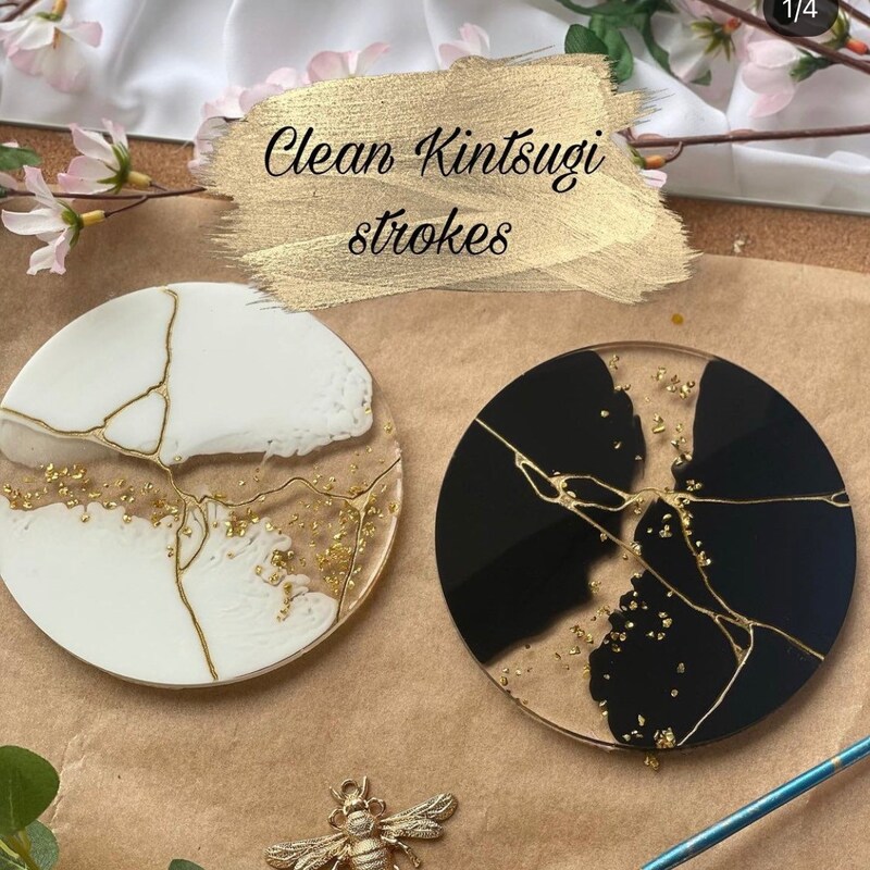 Kintsugi Coaster - Etsy