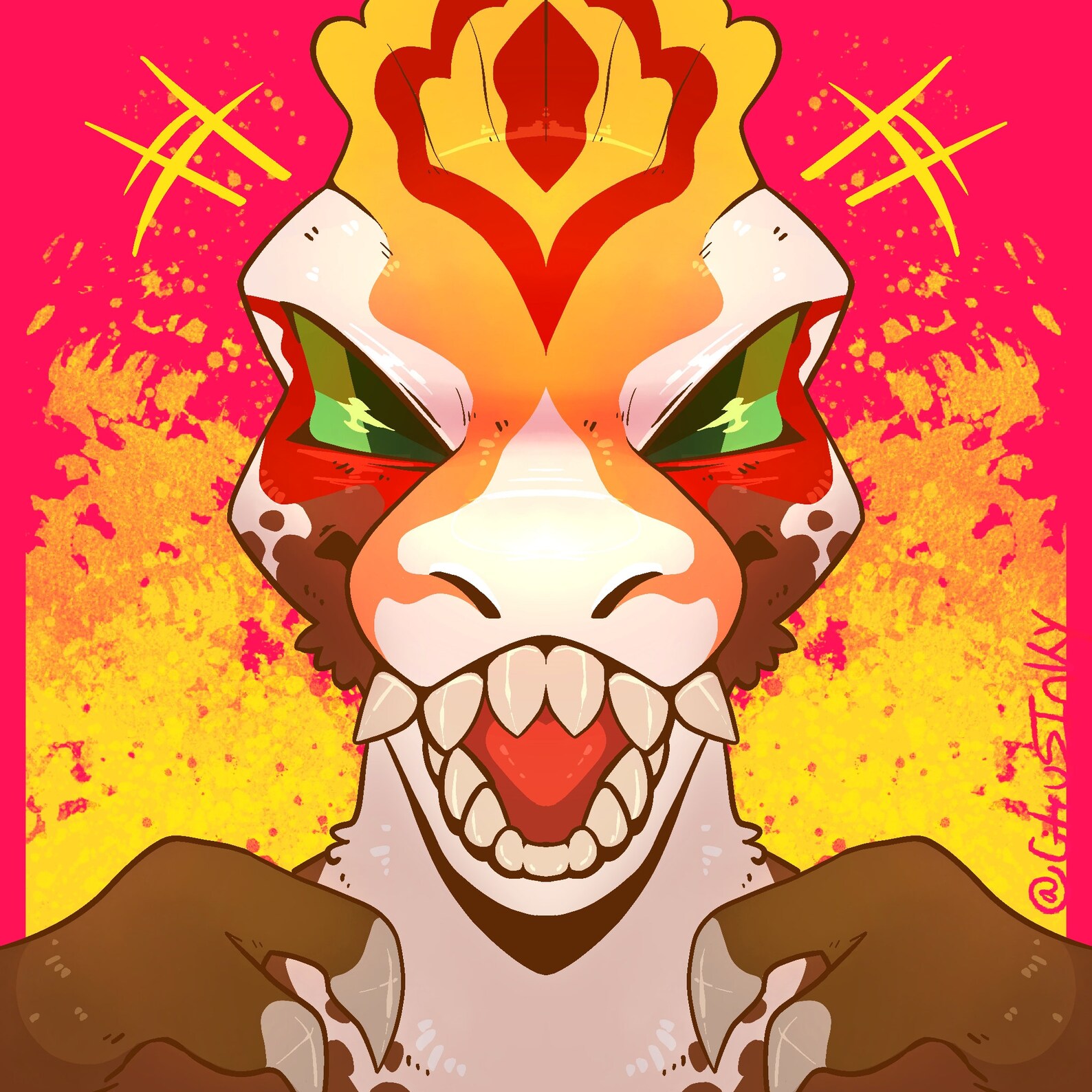 Digital Icon Character / Fursona Commission Profile Picture Badge - Etsy