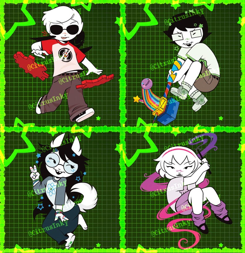 Homestuck Sticker Packs! // 3 Inches - Etsy Australia