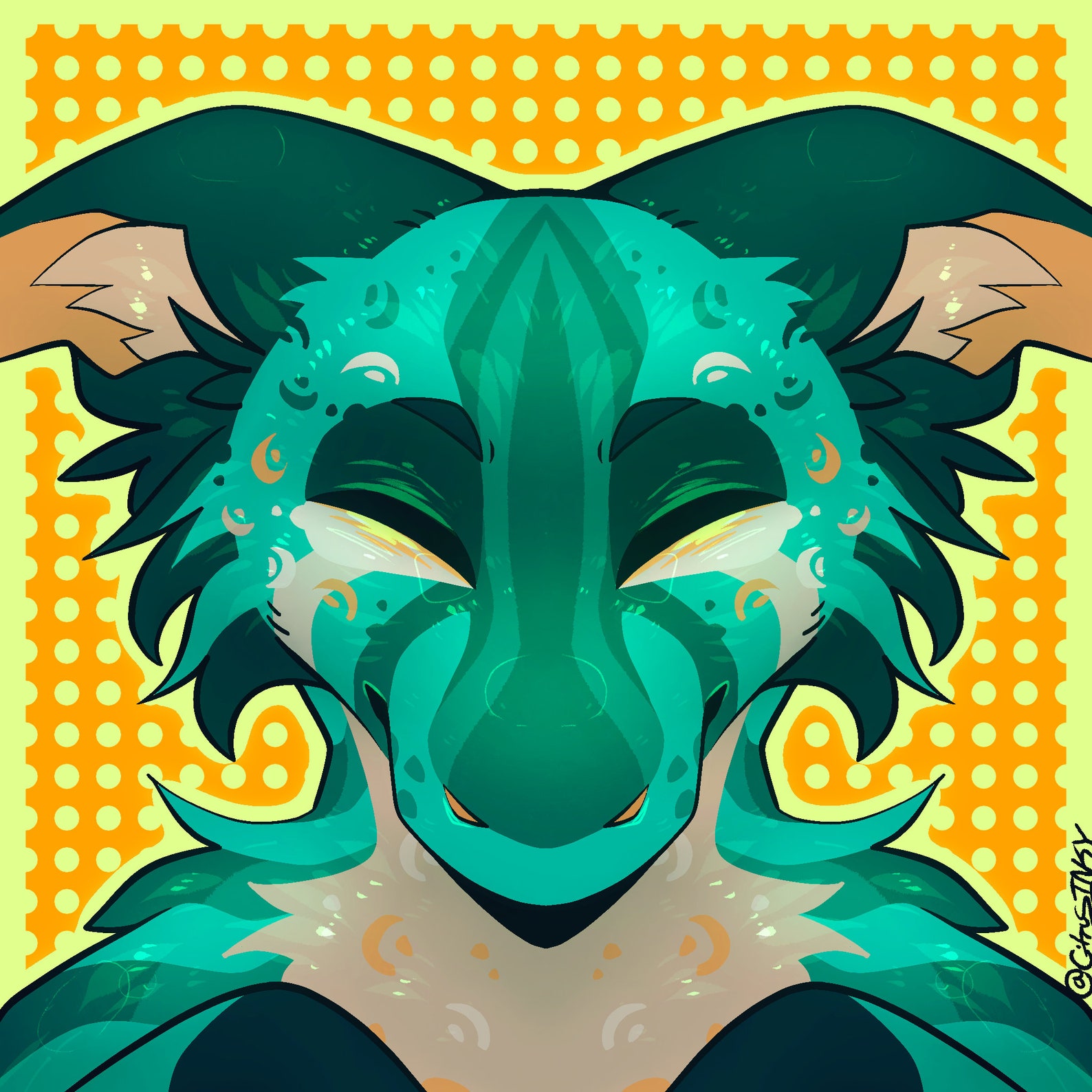 Digital Icon Character / Fursona Commission Profile Picture Badge - Etsy