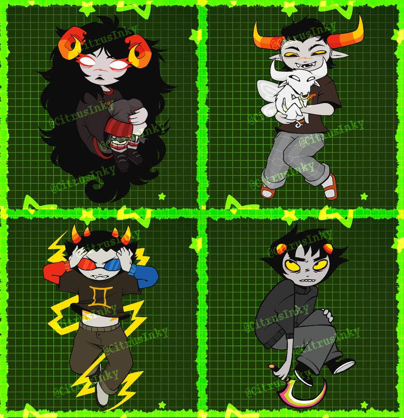 Homestuck Sticker Packs! // 3 Inches - Etsy Australia