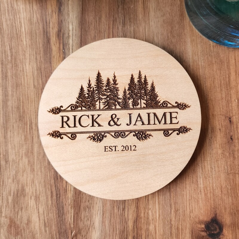 Pine Coasters - Etsy