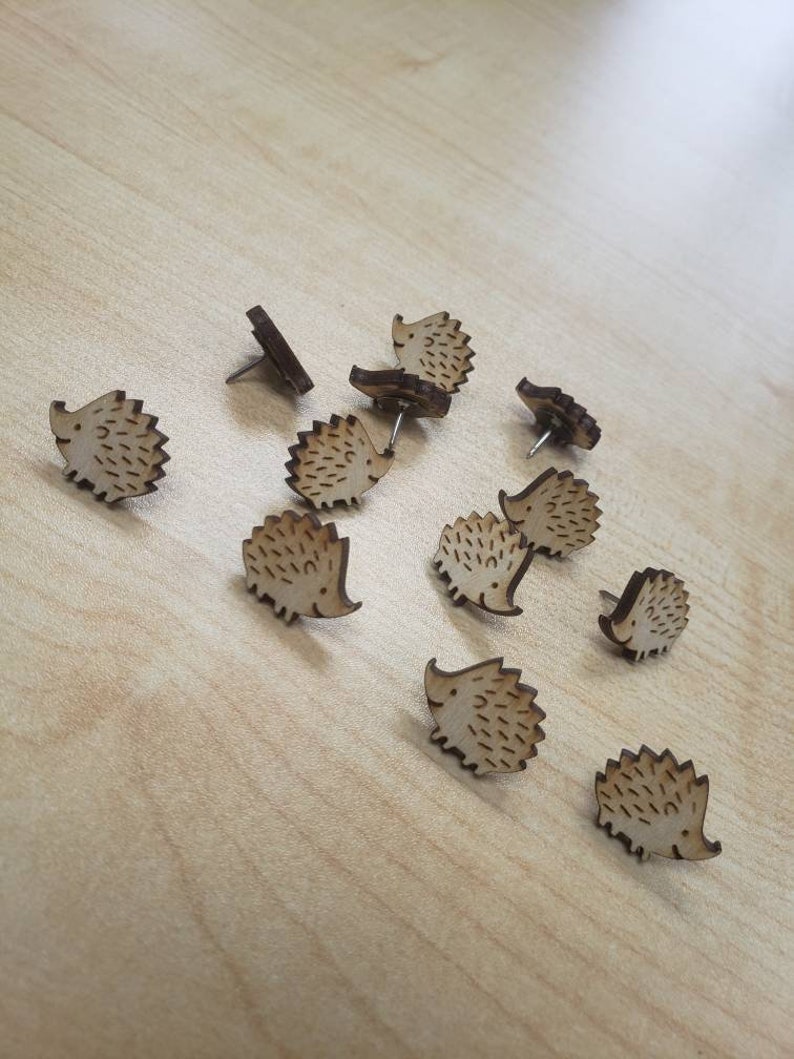 Fun-tacks Thumbtacks Cute Hedgehog Decorative Thumb Tacks | Etsy
