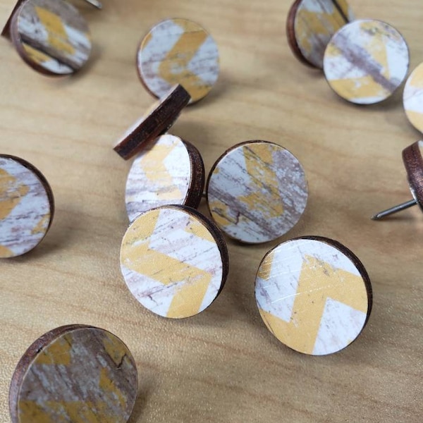 Chevron Push Pins - Etsy