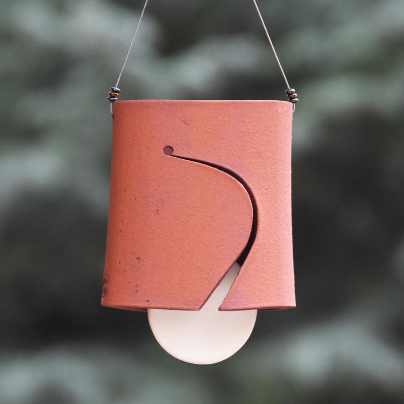 Modern Industrial Ceramic Wind Bell for Minimalist Garden Decor - Etsy