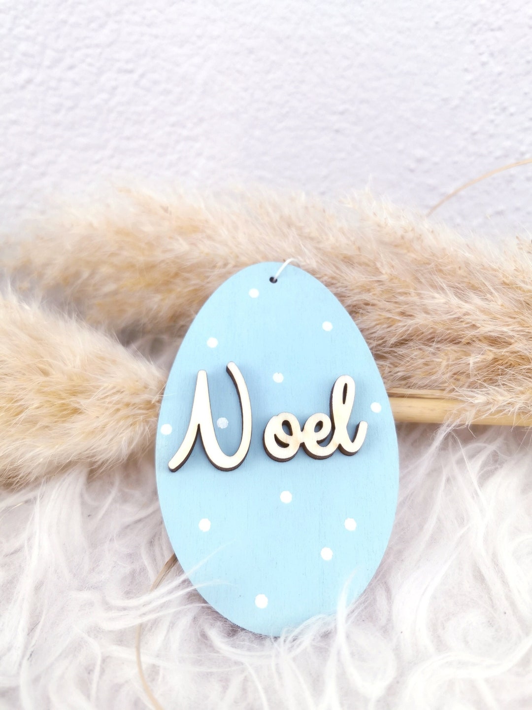 Easter Egg With Name/ Personalized Wooden Egg/ Easter Gift Boy/ Easter ...