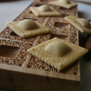 Tulip Pattern Ravioli Board, 12-holes, Cookie Mold, - Etsy