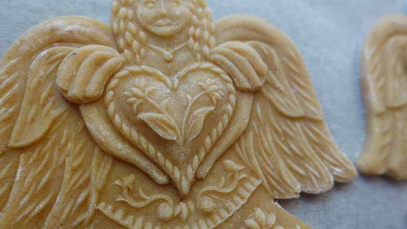 Hand Carved Angel Gingerbread Mold, Honey Cake Spekulatius - Etsy