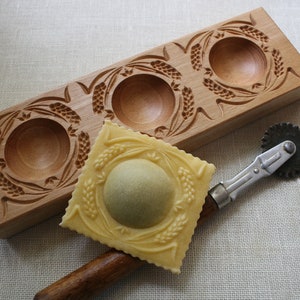 Ravioli Board, Fresh Pasta Board, Filled Cookie Wooden Board, Wheatear ...