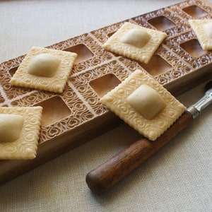 Tulip Pattern Ravioli Board, 12-holes, Cookie Mold, - Etsy