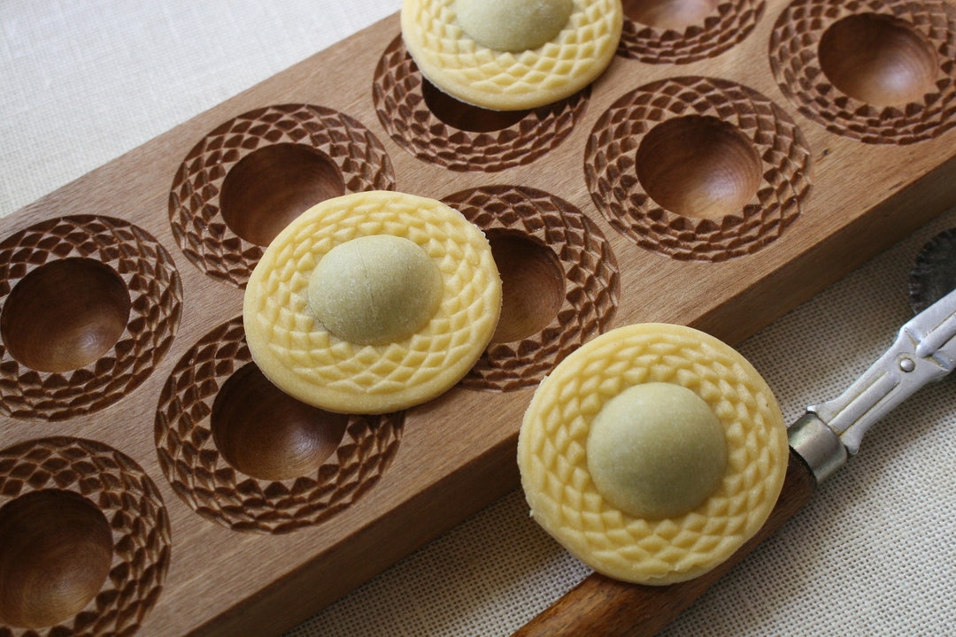 Ravioli Board, Wooden Pasta, Cookie Mold, Braid Pattern, - Etsy