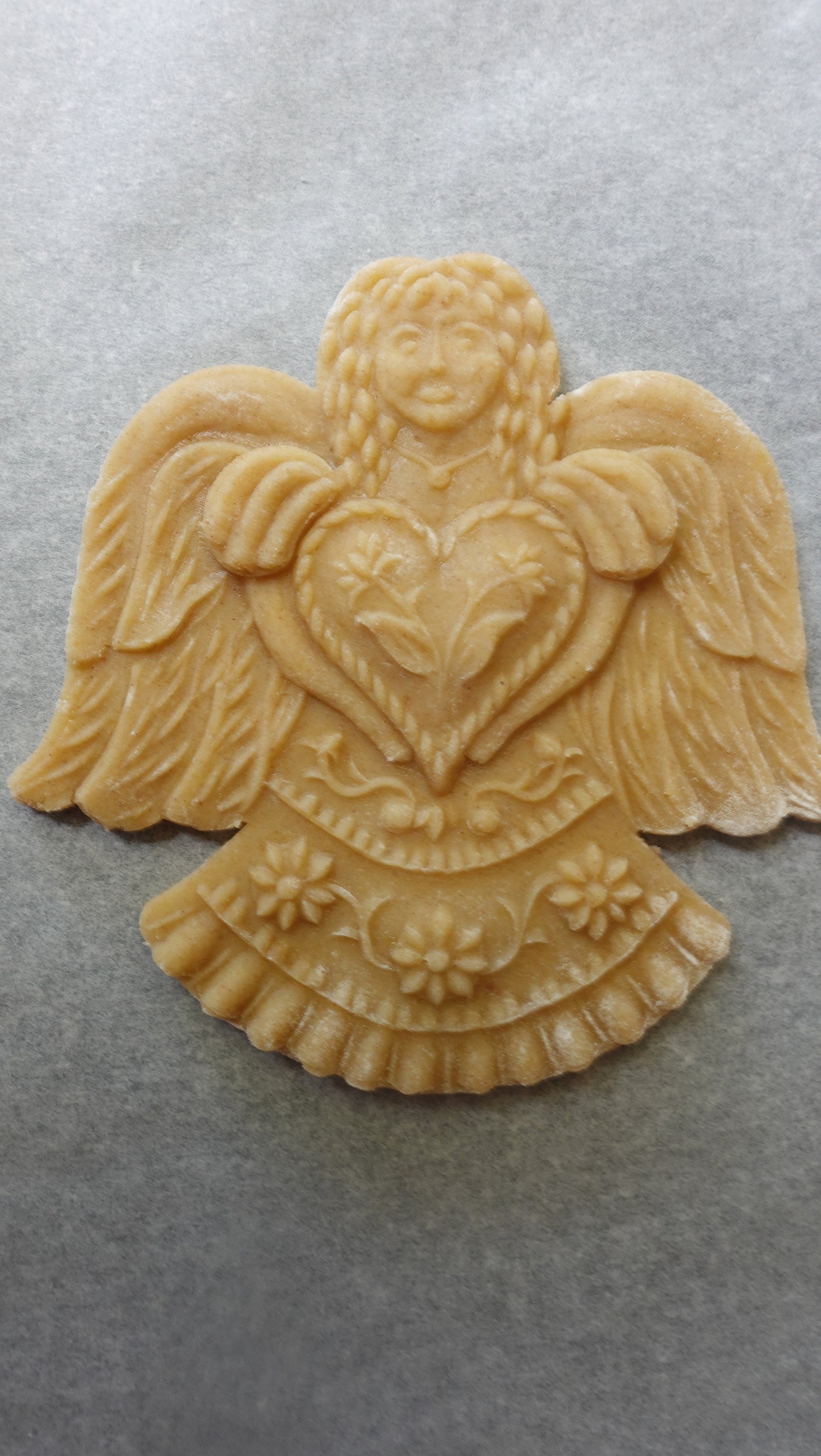 Hand Carved Angel Gingerbread Mold, Honey Cake Spekulatius - Etsy