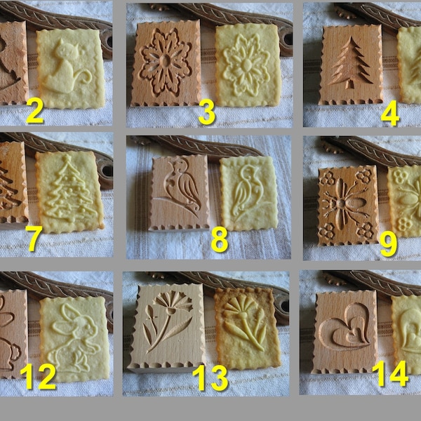 Wooden Cookie Mold - Etsy