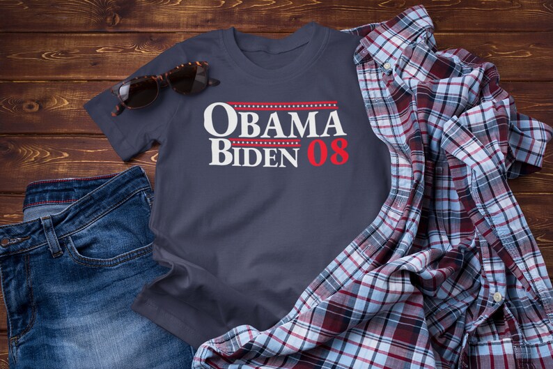 Barack Obama 2008 Retro Vintage Presidential Campaign Unisex Classic T ...