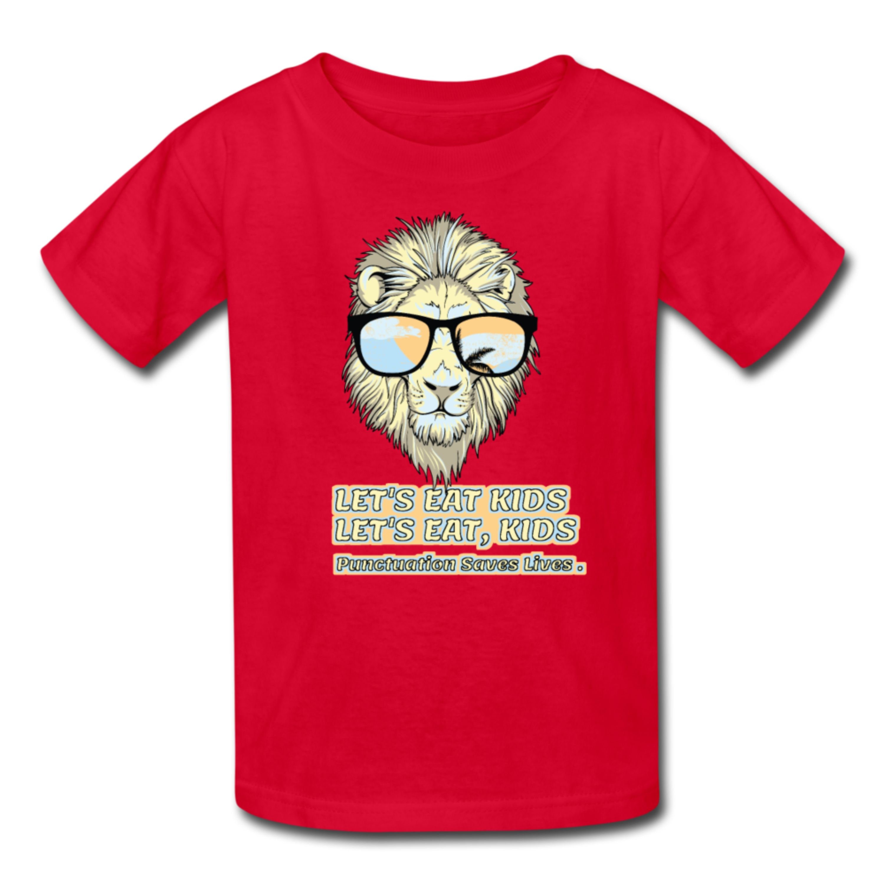Funny Loin, Let's Eat Kids, Punctuation Saves Lives, Grammar T-shirt ...