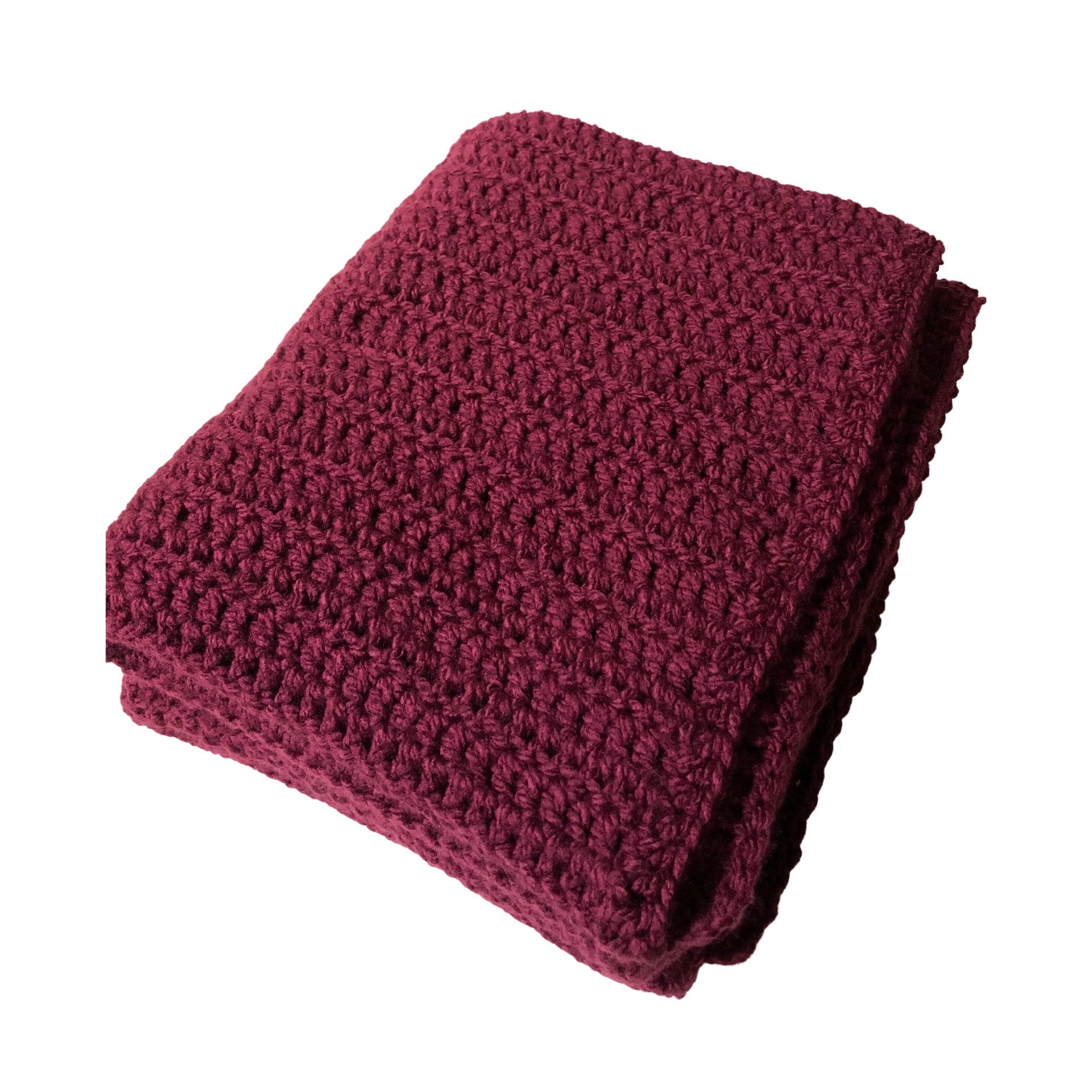 Maroon Throw Blankets, Homemade Blankets, Chunky Afghan, Crochet Throw ...