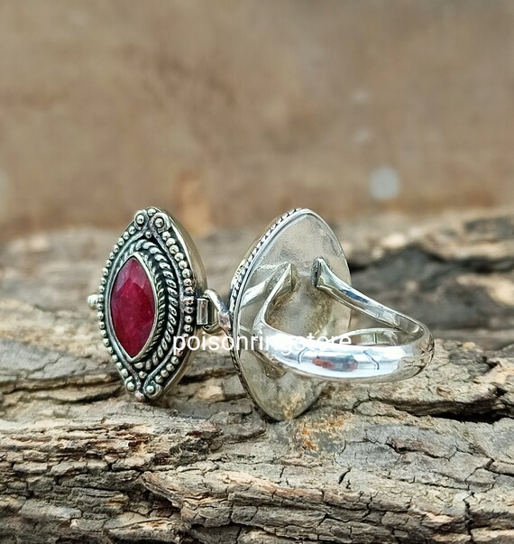 Sterling Poison Rings