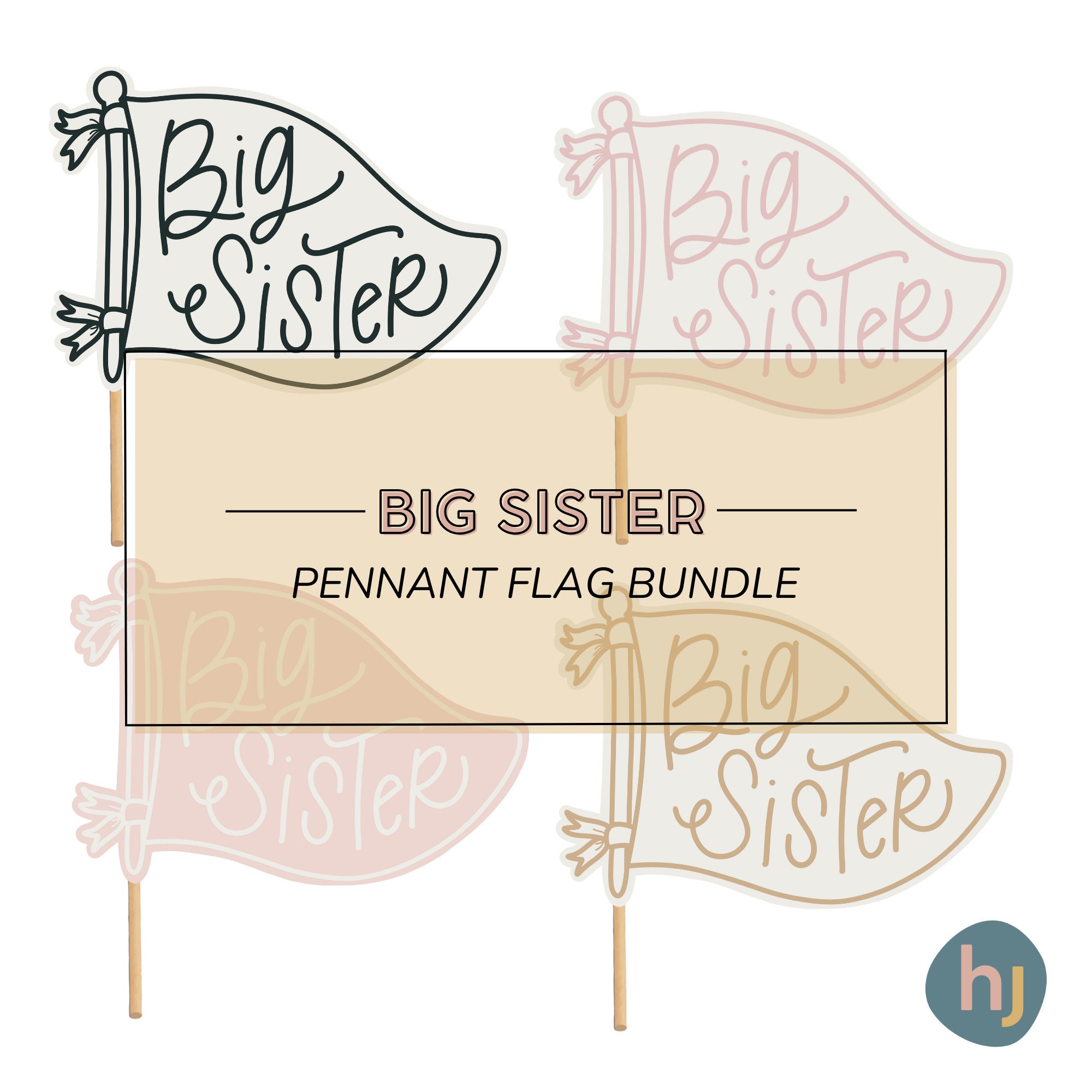 Big Sister Sign for Gender Reveal Sign for Big Sis Signage Baby Prop ...