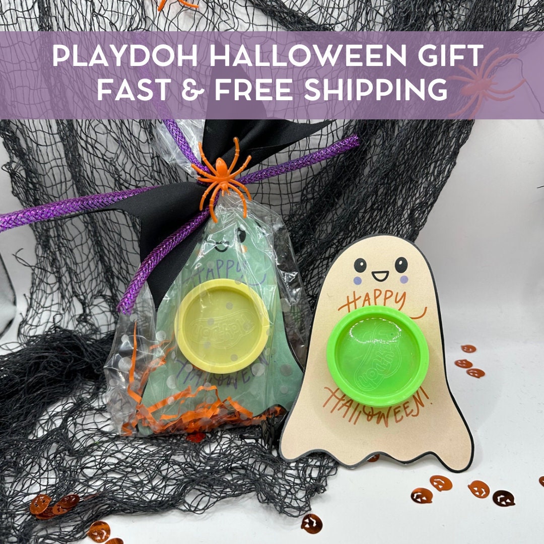 Halloween Playdoh Party Gift for Classroom Fall Party Gift for Kid ...