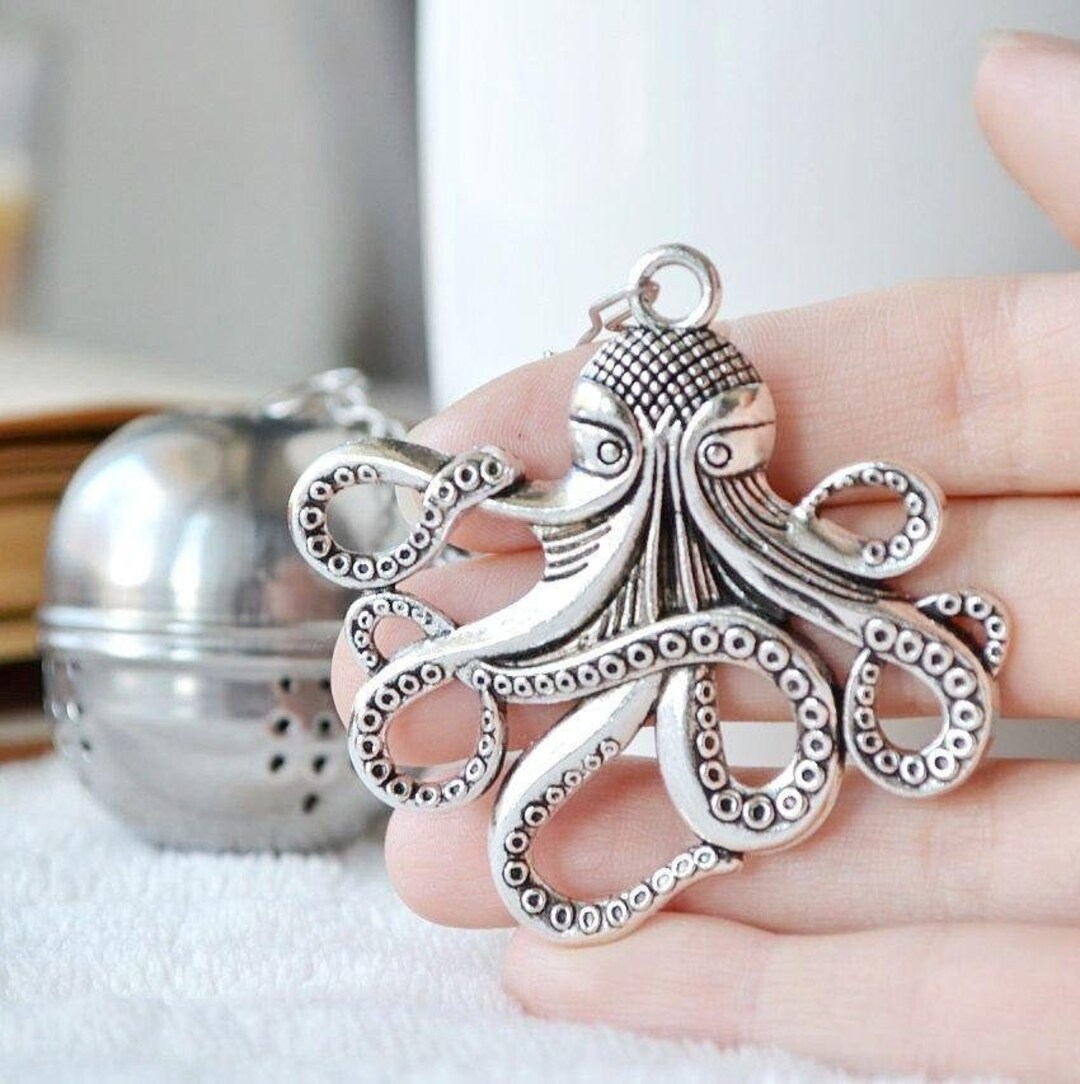Octopus Tea Infuser: Loose Leaf Tea Brewing, Ocean Charm - Etsy