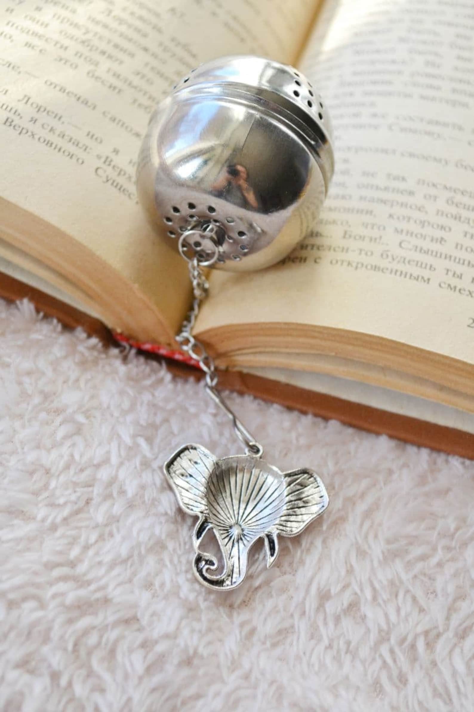 Elephant Tea Infuser Book Lover Gift Tea Lover's Gift Yoga Teacher Gift ...