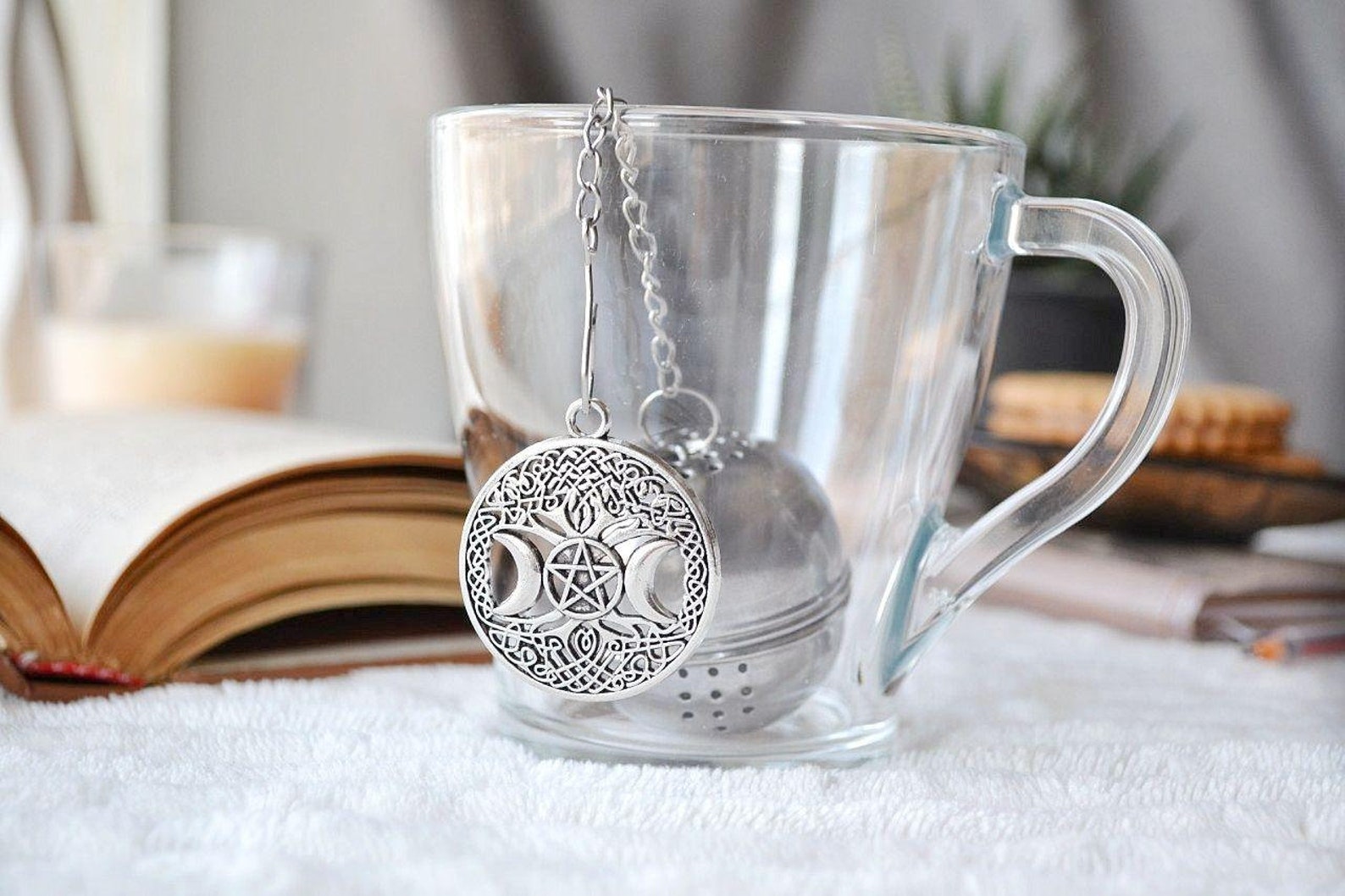 Moon Star World Tree Tea Infuser Moon Drink Accessory Mother's Day Gift ...