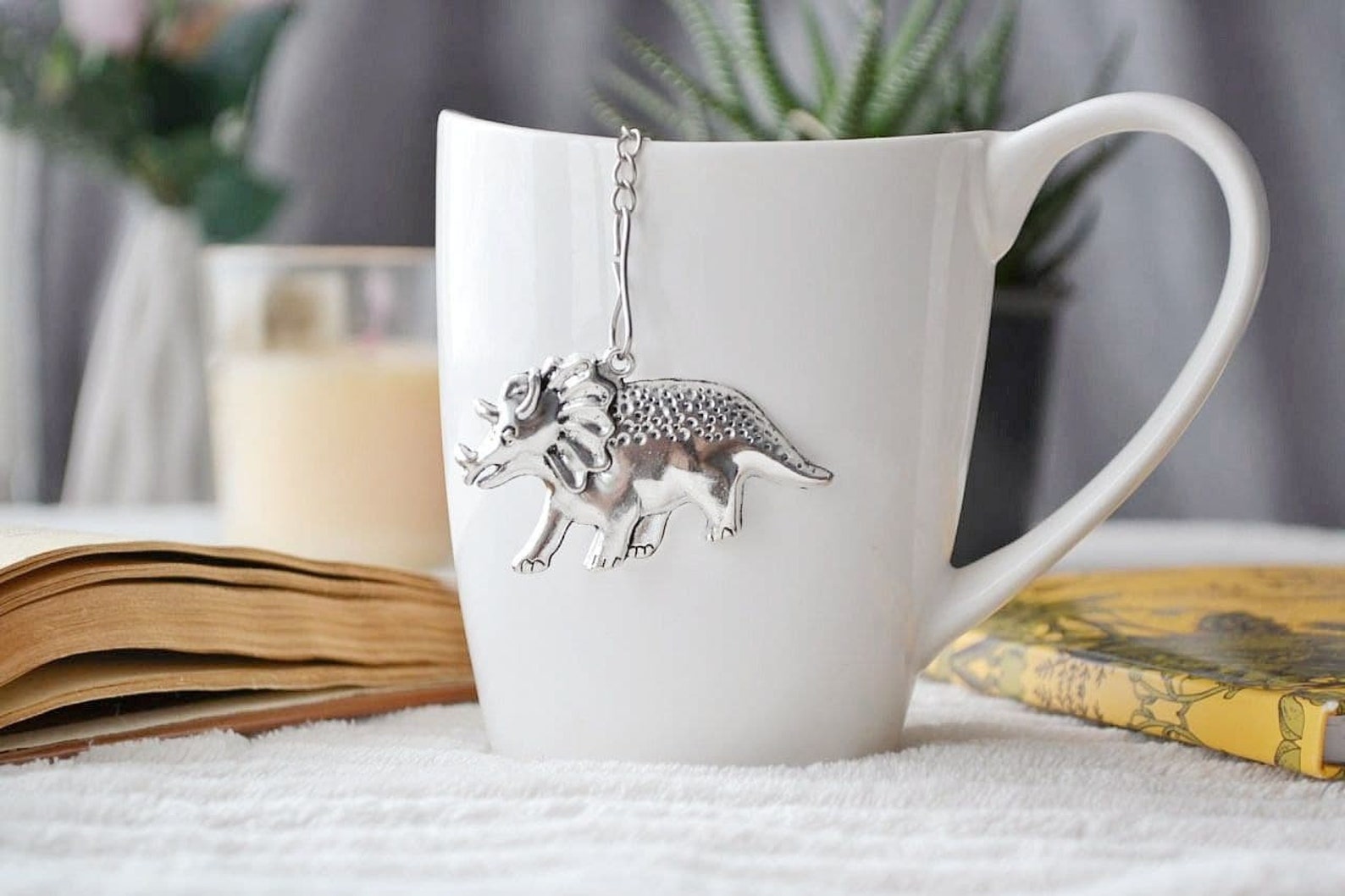 Dinosaur Tea Infuser Cute Tea Diffuser Ball Loose Leaf Tea Strainer ...