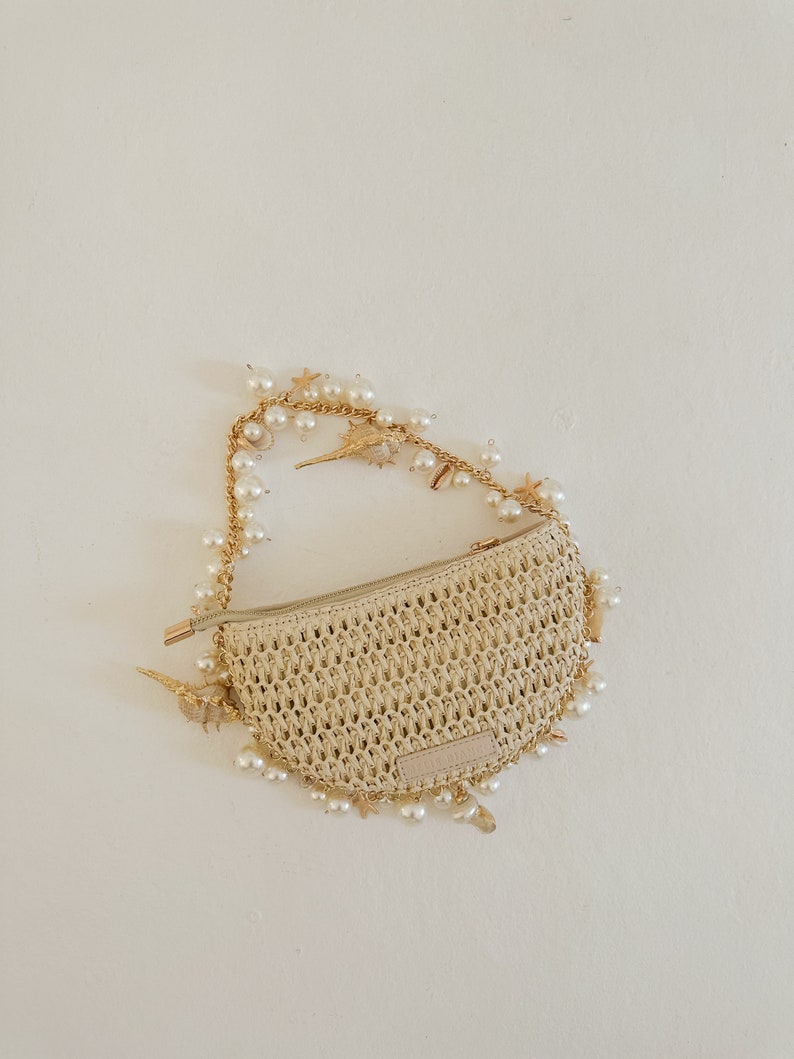 Straw Shell Crossbody Bag - Etsy
