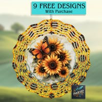 Yellow Roses Flower Wind Spinner PNG, Sublimation Wind Spinner Designs ...