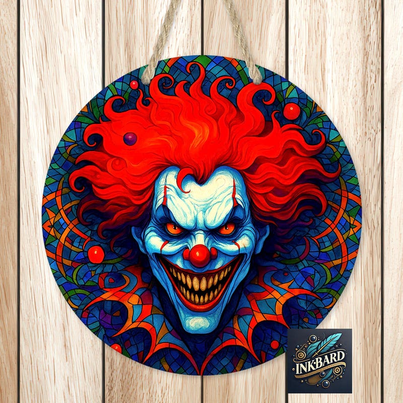 Clown Art Welcome Sign - Etsy