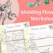 Wedding Flower Planning Worksheets/ Checklists for Wedding Planner ...