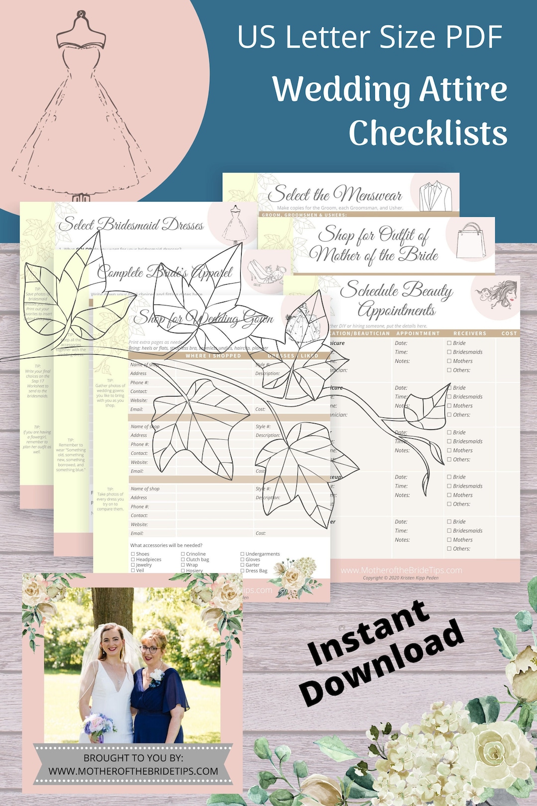 Wedding Attire Checklist Bundle - Etsy