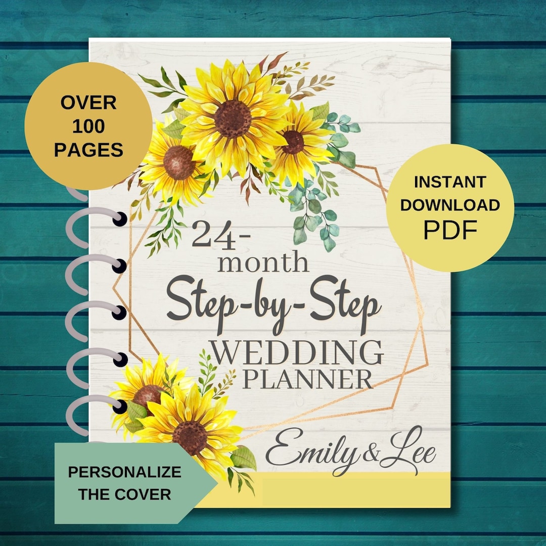 24-month Wedding Planner Printable Step-by-step Wedding Guide for a ...