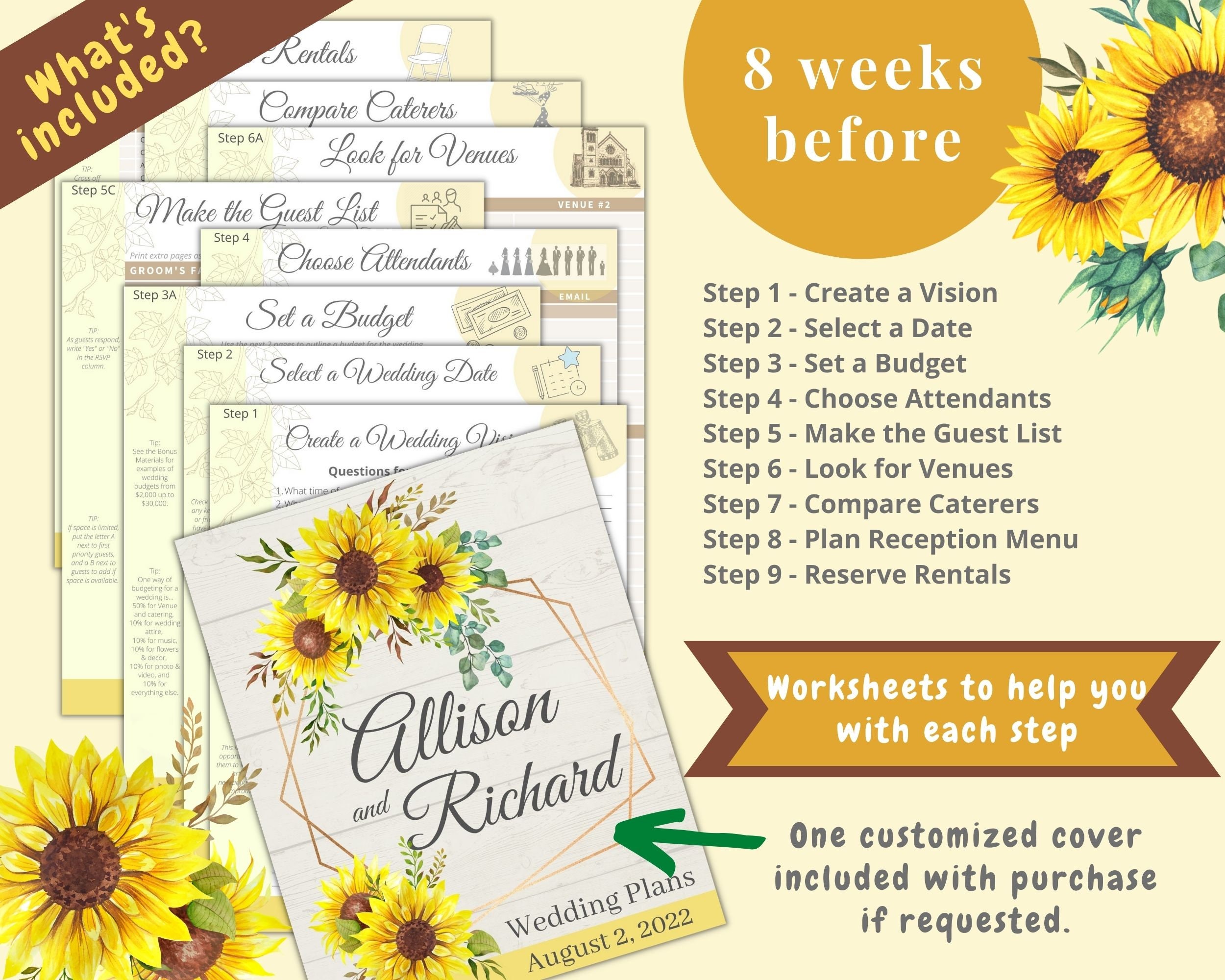 2-month Wedding Planner Printable / Ultimate Wedding Plan Checklist for ...