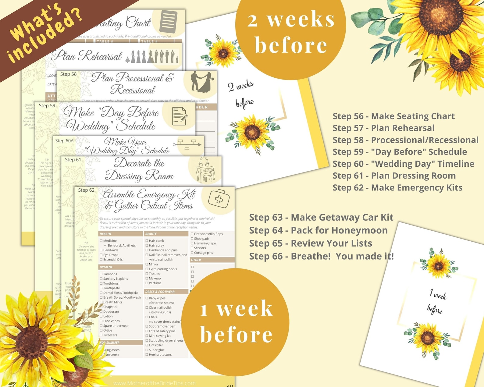 2-month Wedding Planner Printable / Ultimate Wedding Plan Checklist for ...