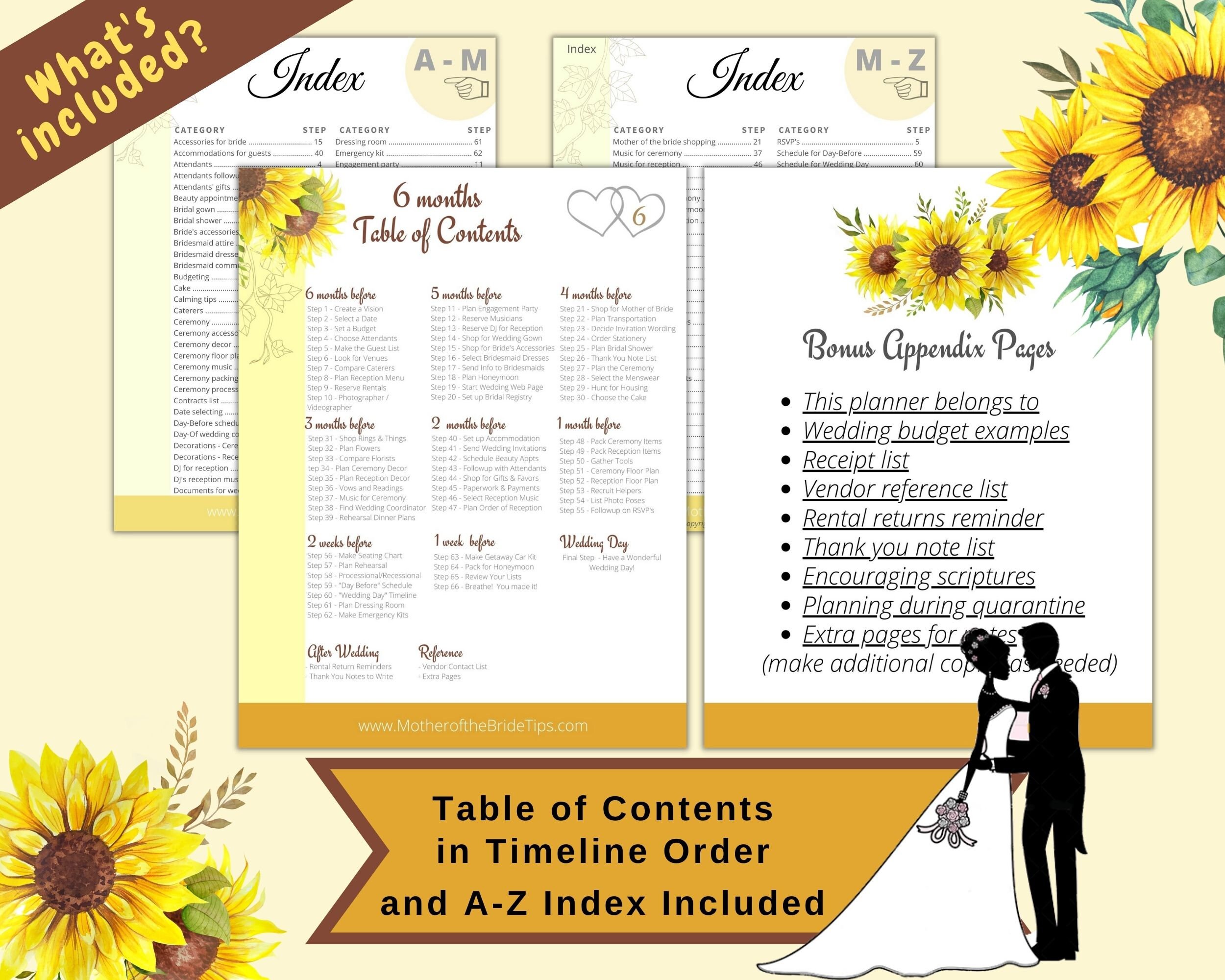 2-month Wedding Planner Printable / Ultimate Wedding Plan Checklist for ...