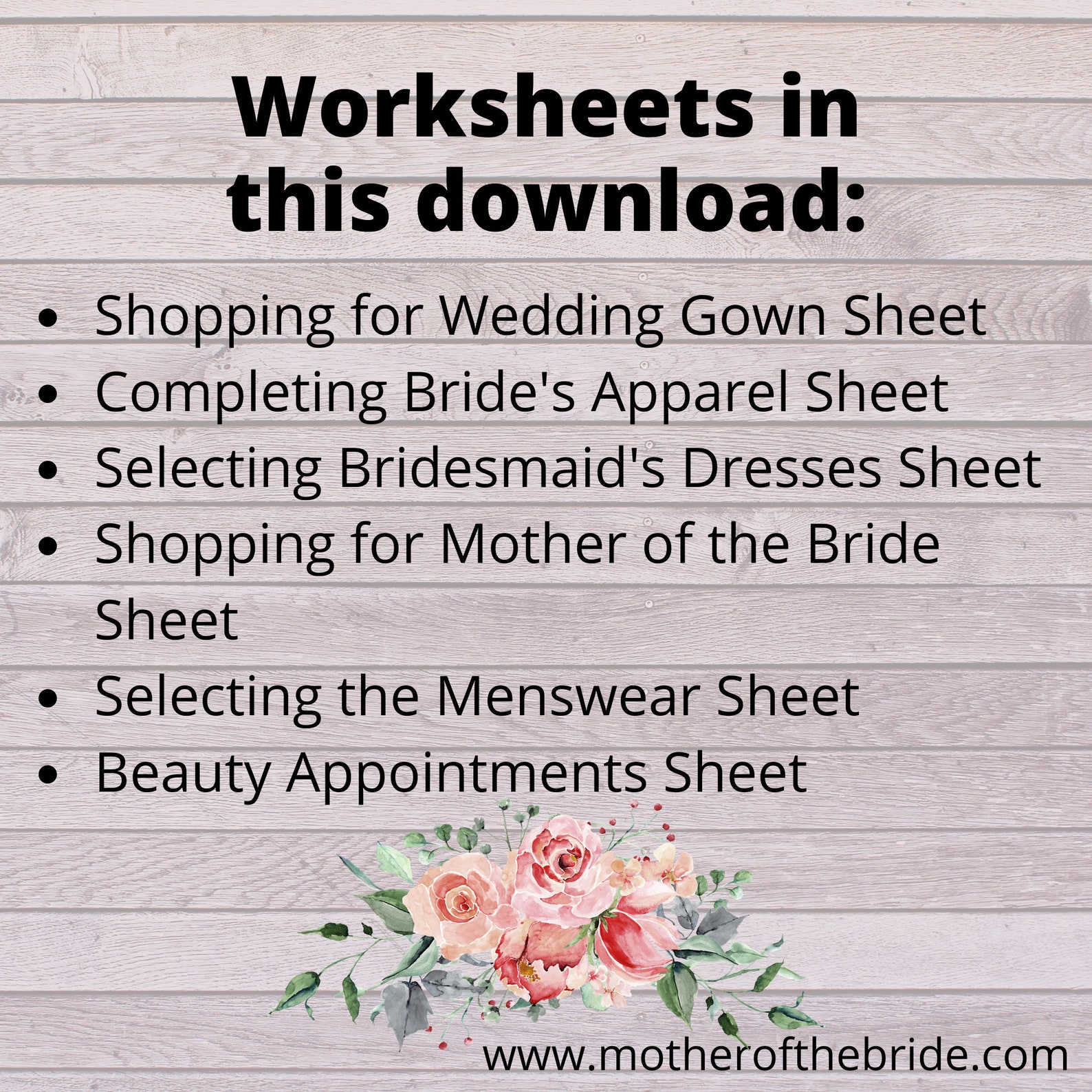 Wedding Attire Checklist Bundle - Etsy