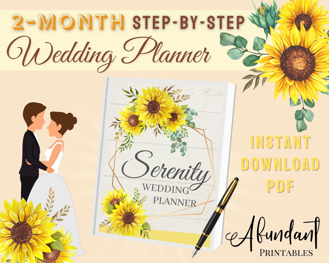 2-month Wedding Planner Printable / Ultimate Wedding Plan Checklist for ...