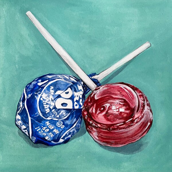 Tootsie Pop Art - Etsy