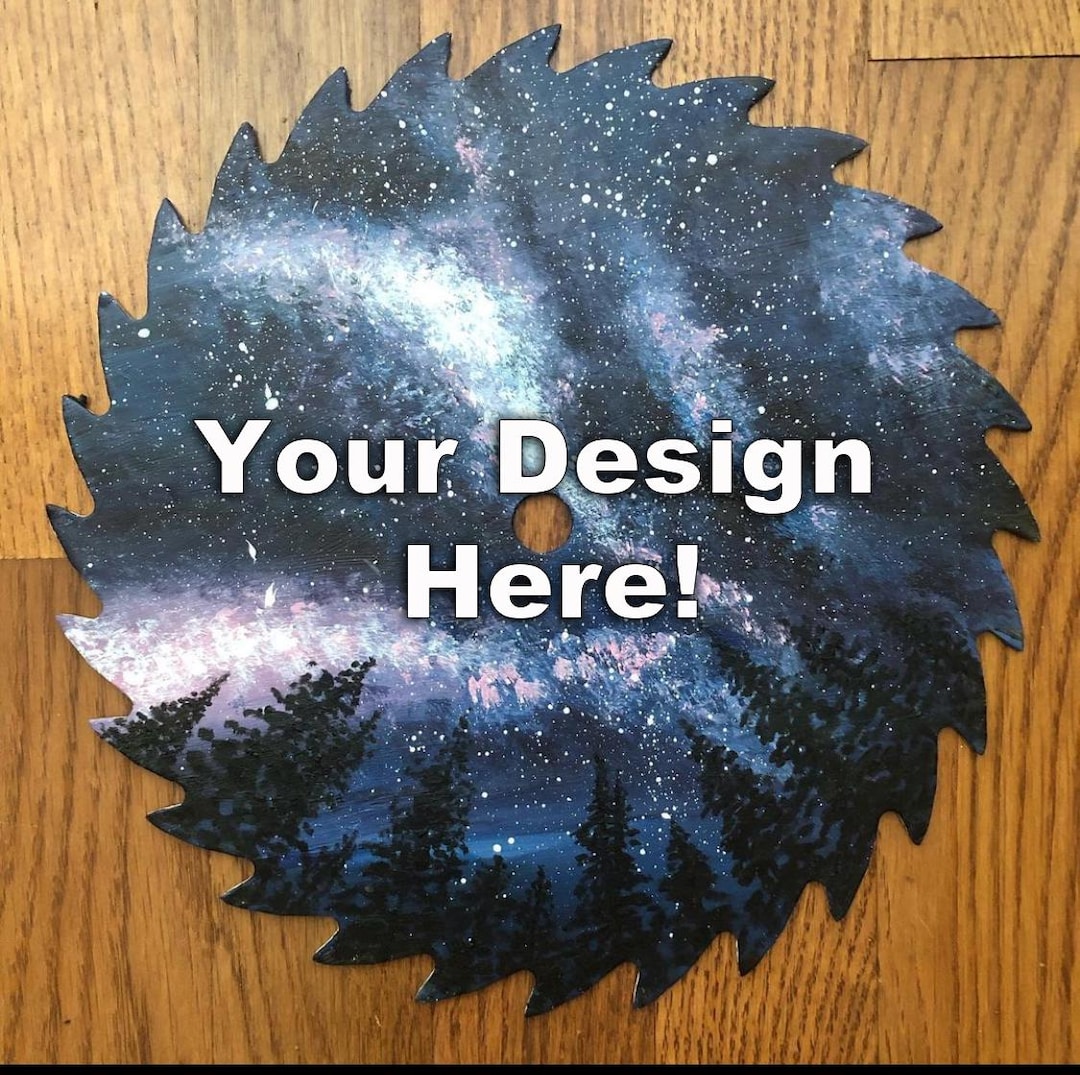 Custom Saw Blade Painting - Etsy