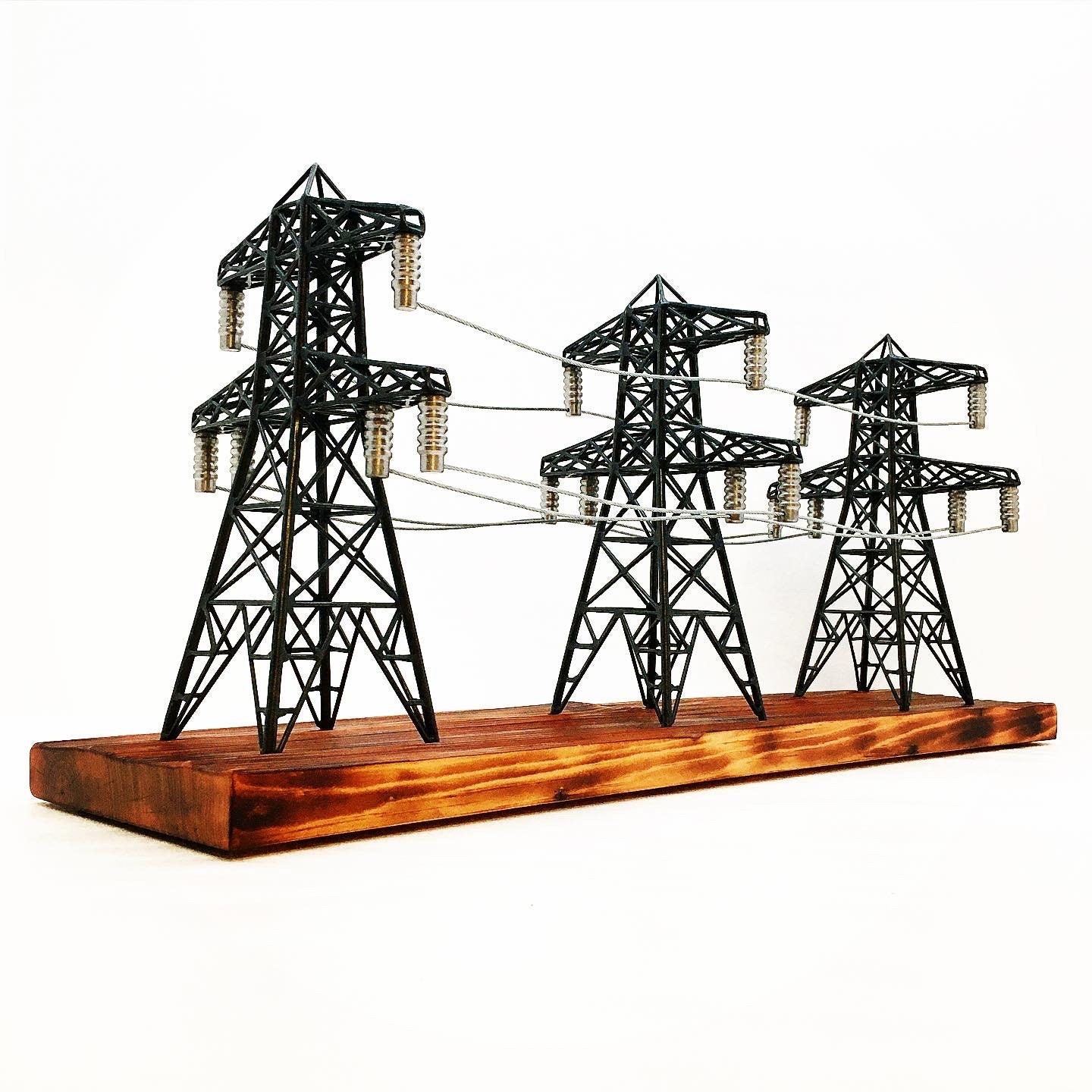 Model High Voltage Power Line Towers | Etsy