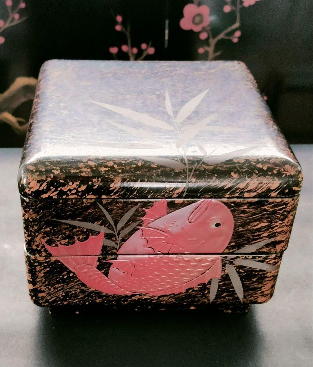 Old Vintage Japanese Bento Box, Very Good Condition Estimated Around ...