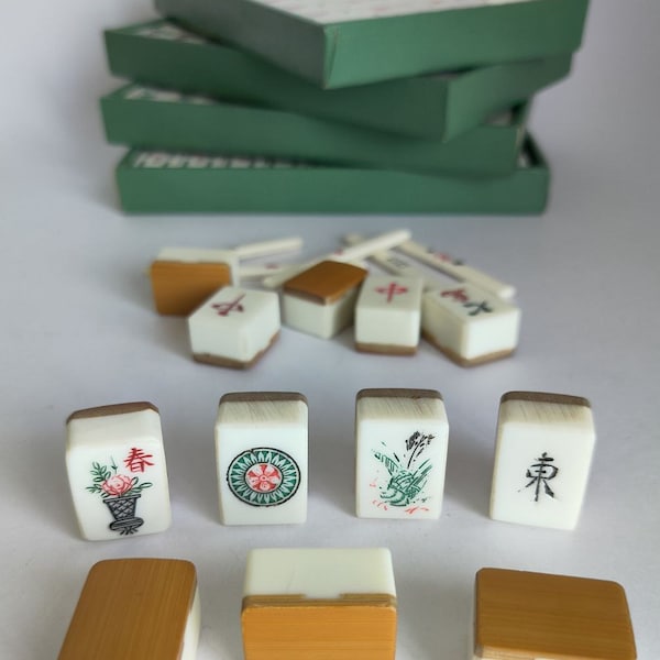 Mahjong Set American Tiles - Etsy