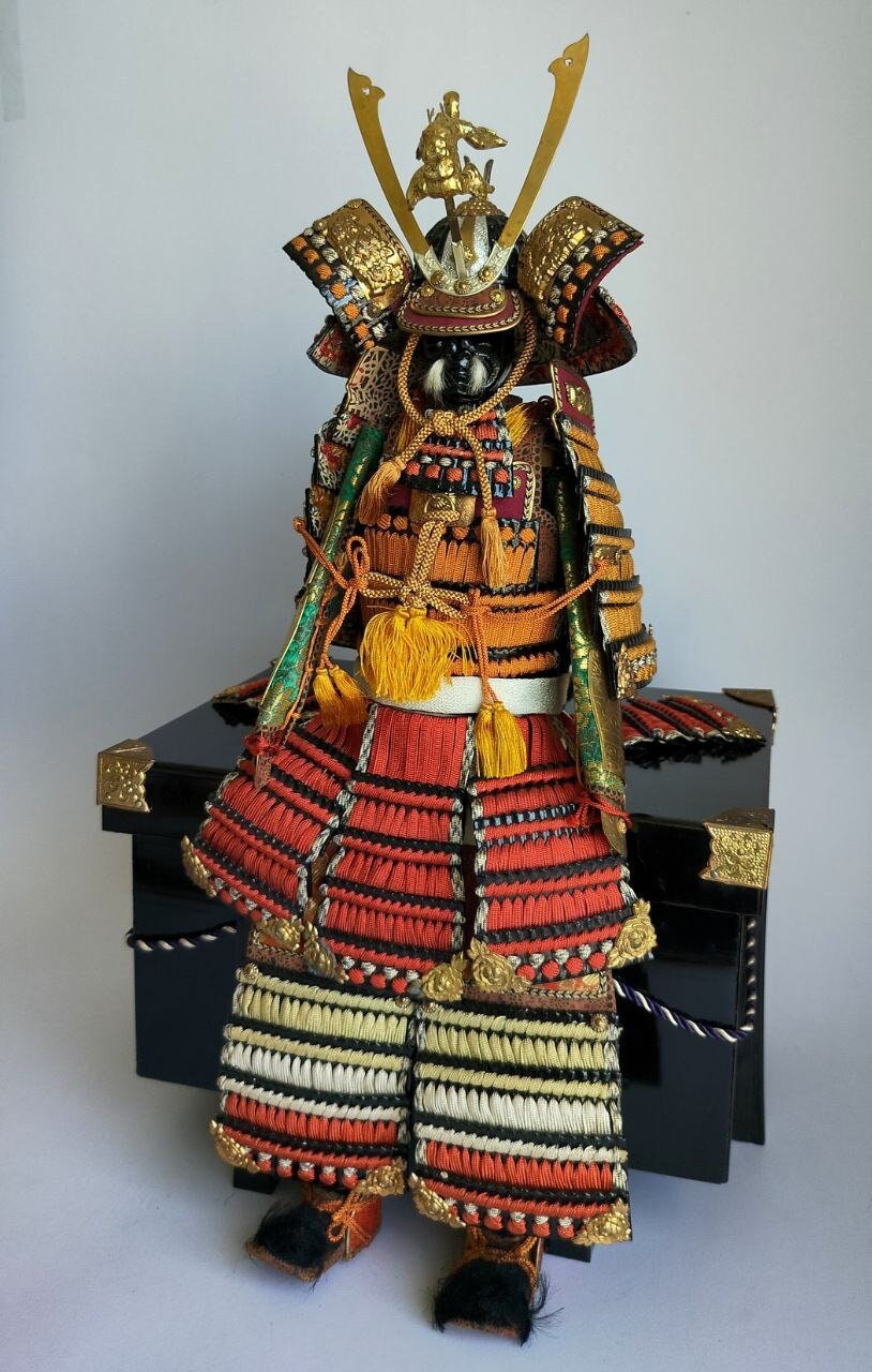 Miniature Samurai Armor Figure Kabuto - Etsy