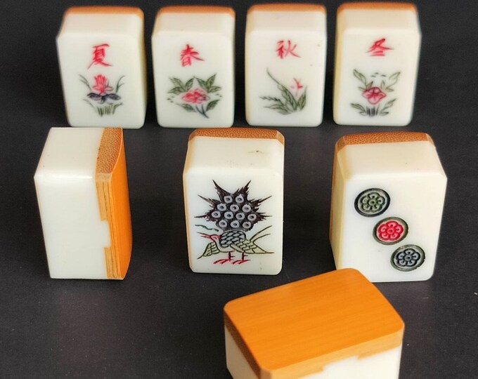 Vintage Japanese Tokyo Mahjong Set MJ2 - Etsy
