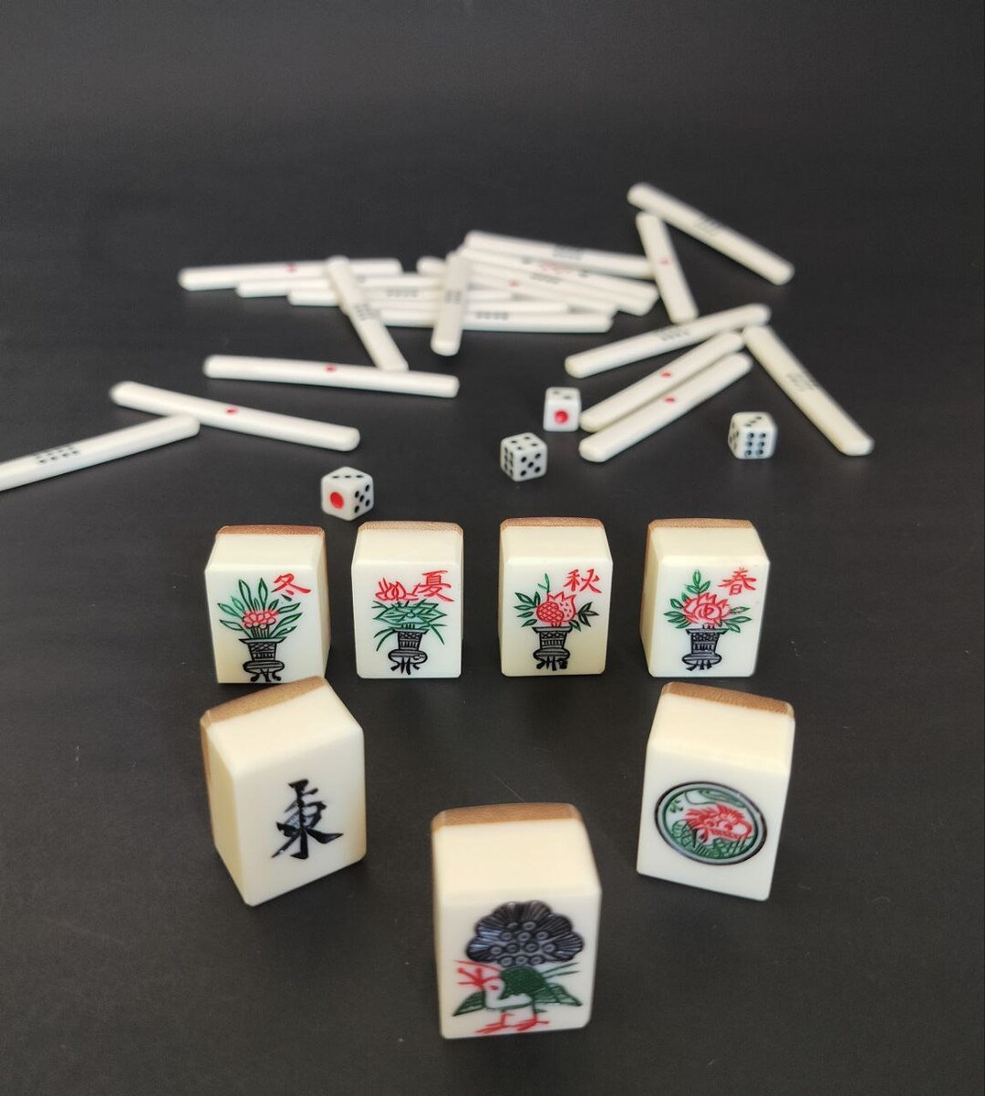 Vintage Japanese Mahjong Set MJ28 - Etsy